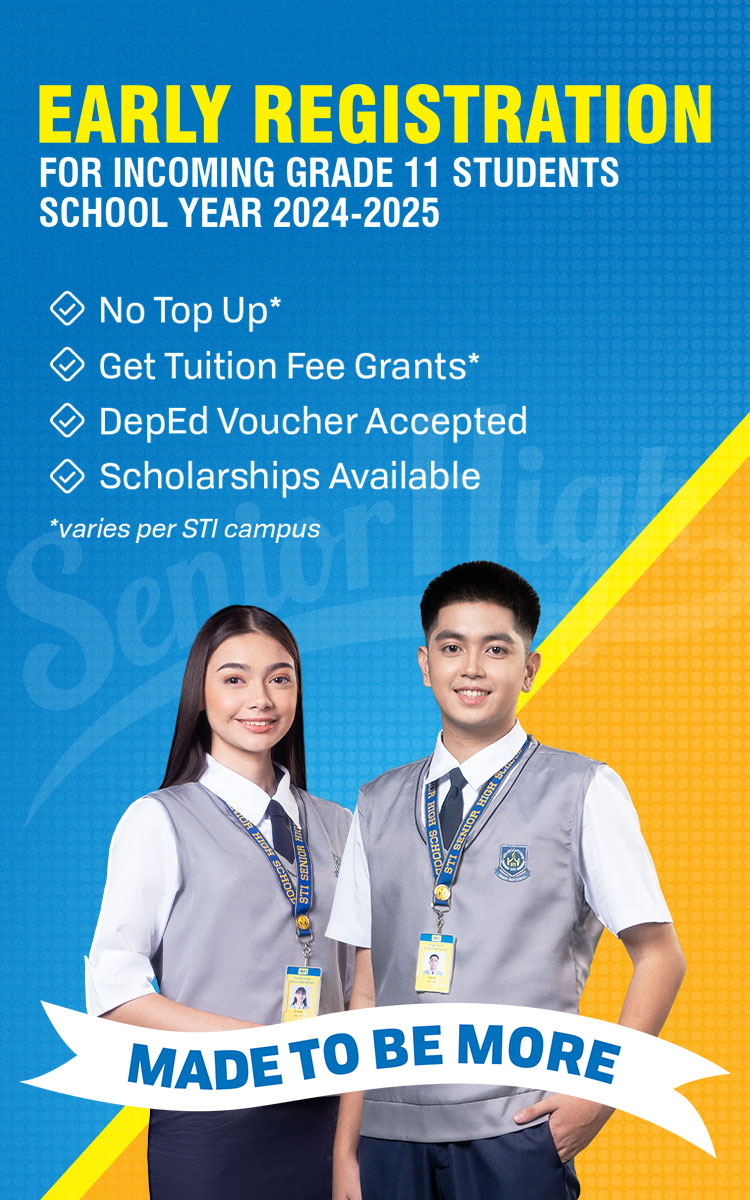 STI College. Be Future-Ready. Be STI.