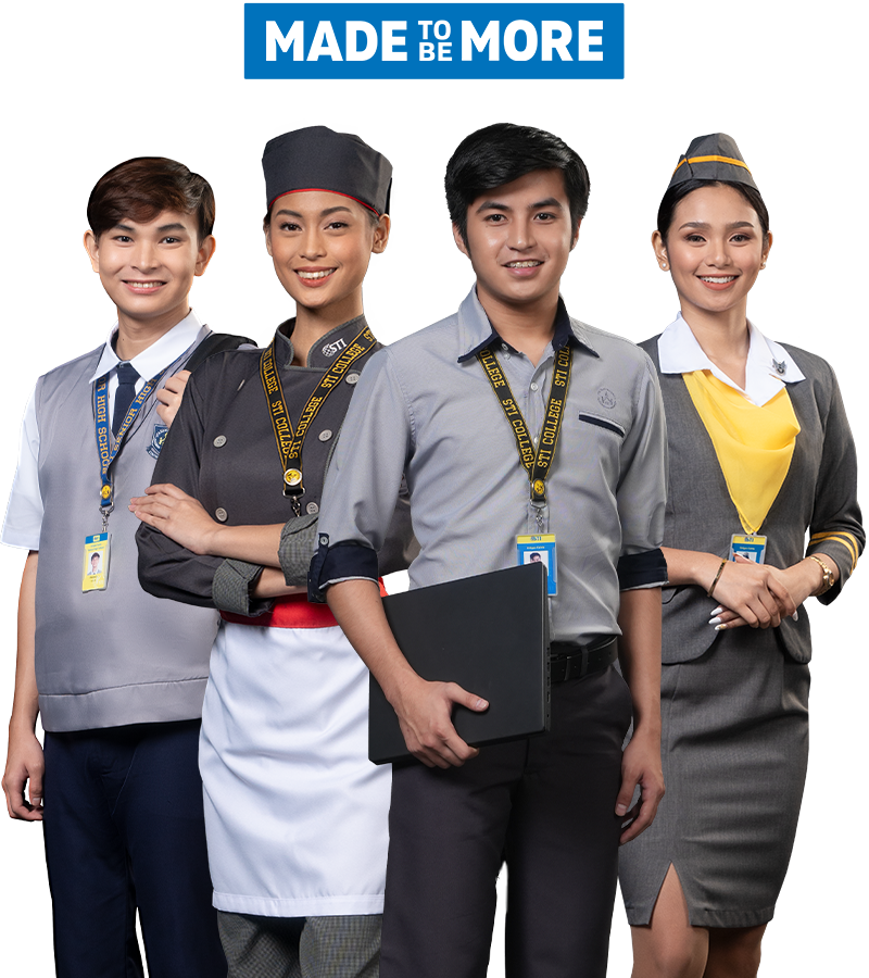 STI College. Be Future-Ready. Be STI.